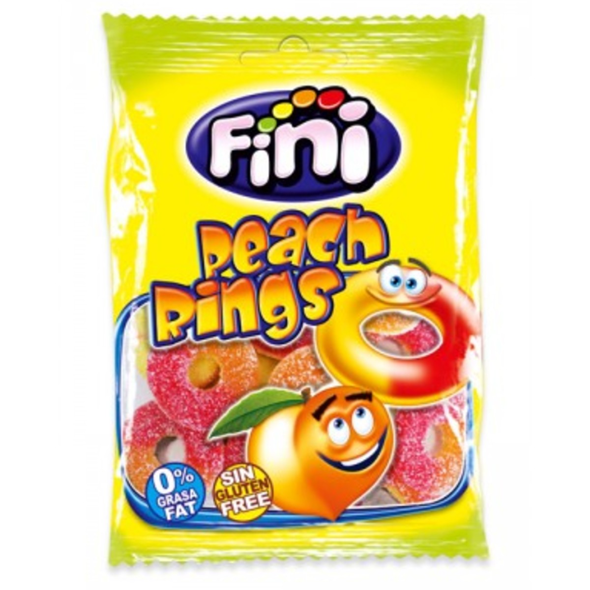 Fini Halal Peach Rings Sour 80g | Sweeto.se - Sveriges leverantör av ...